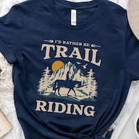 Trail Rider on Dark Shirts | Horse Rider | Junior's Fitted Tee ...