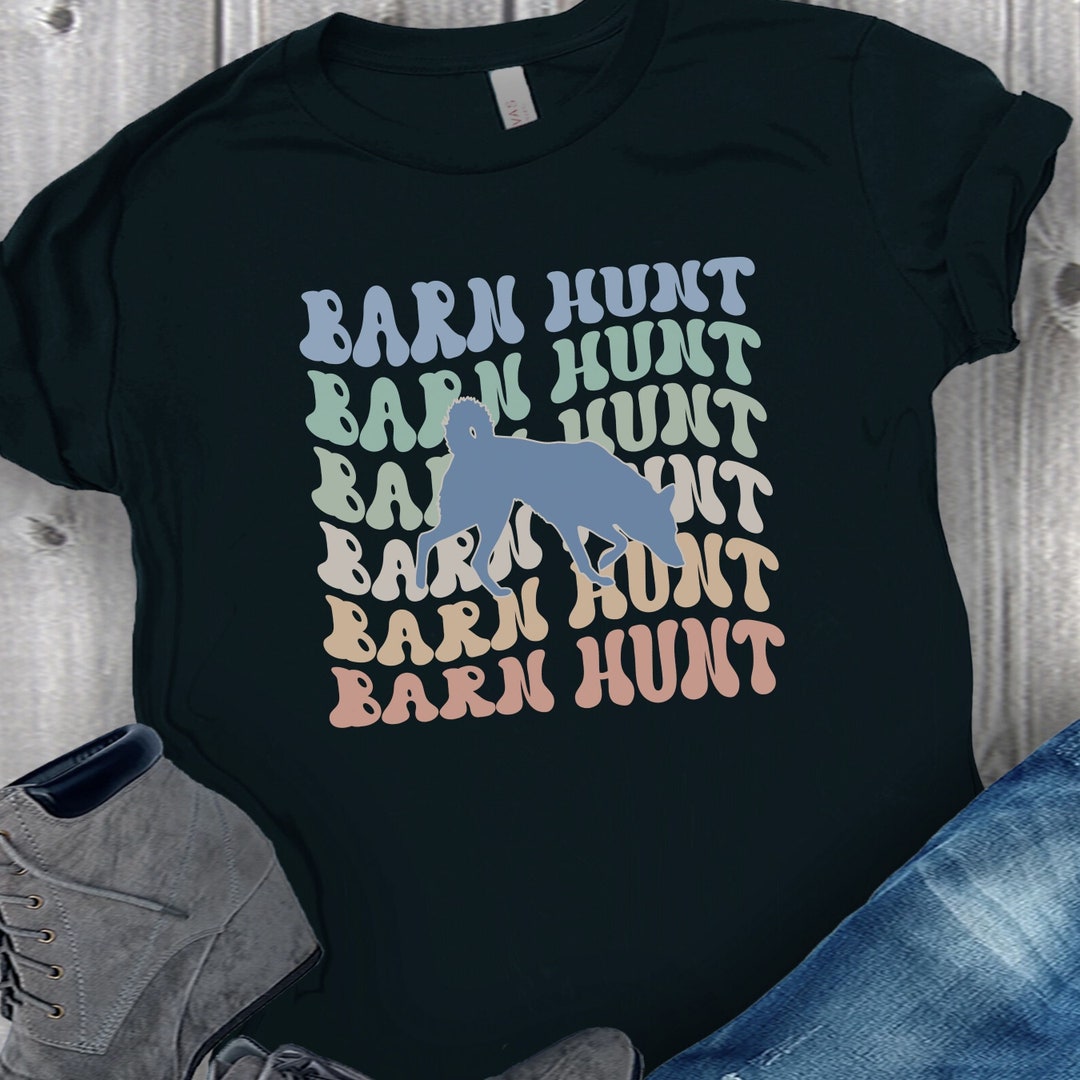 70's Style Barn Hunt T-shirt, Trendy Dog Scent Training Tshirt, Groovy ...