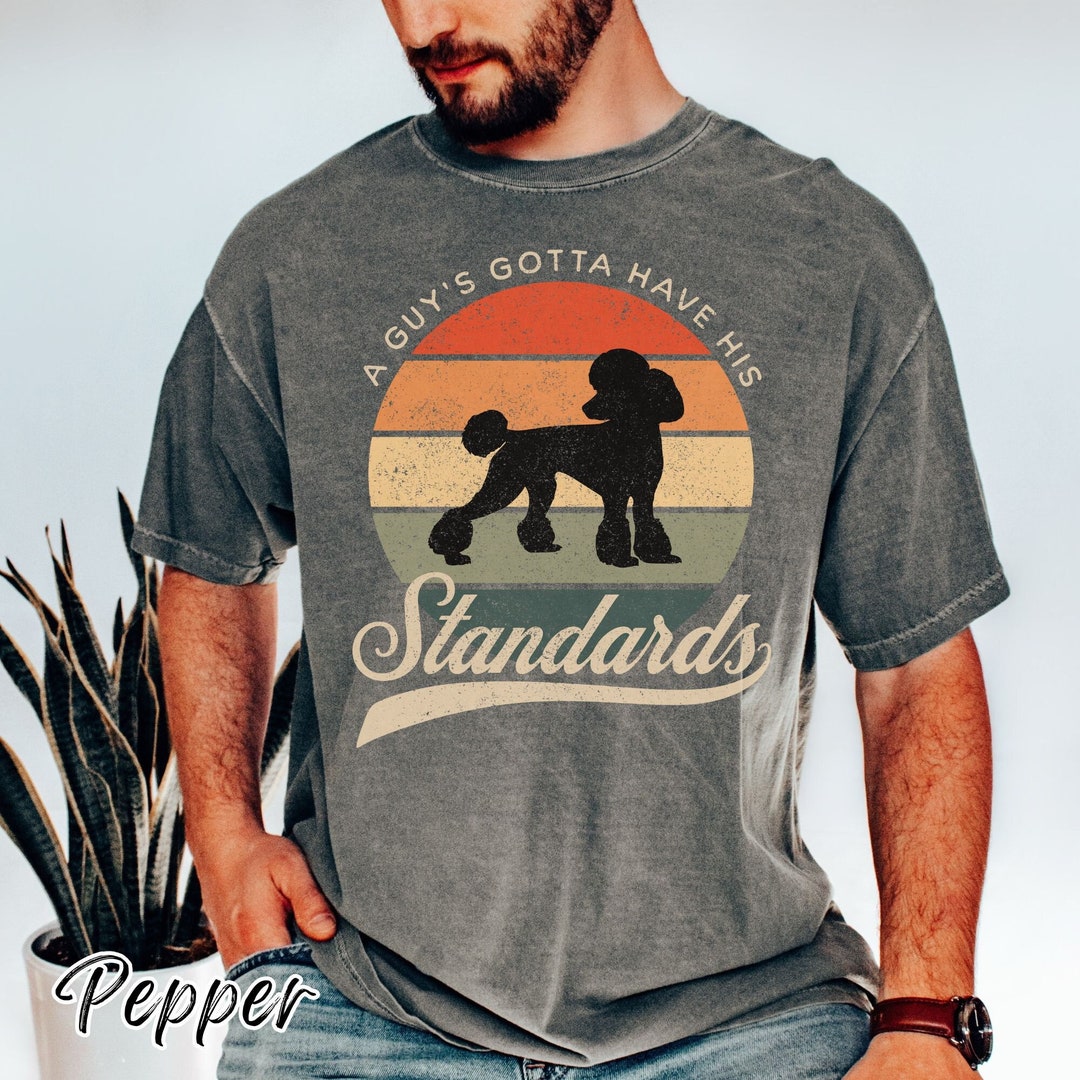 Poodle Shirt for Men, Funny Poodle Shirt, Standard Poodle Gift, Poodle ...