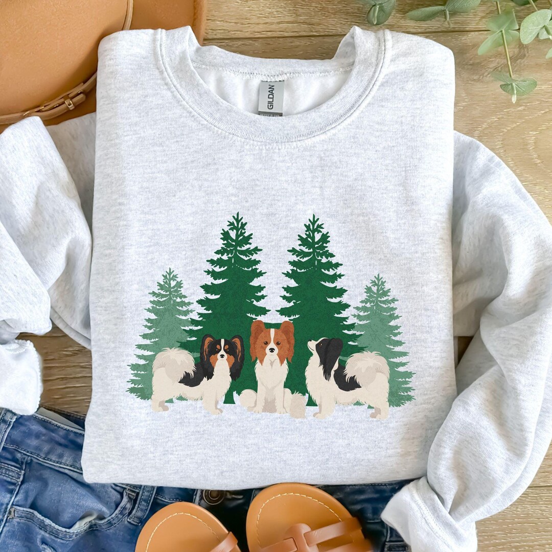 Papillon Dog Sweatshirt, Papillon Dog Lover, Papillon Gift, Papillon ...