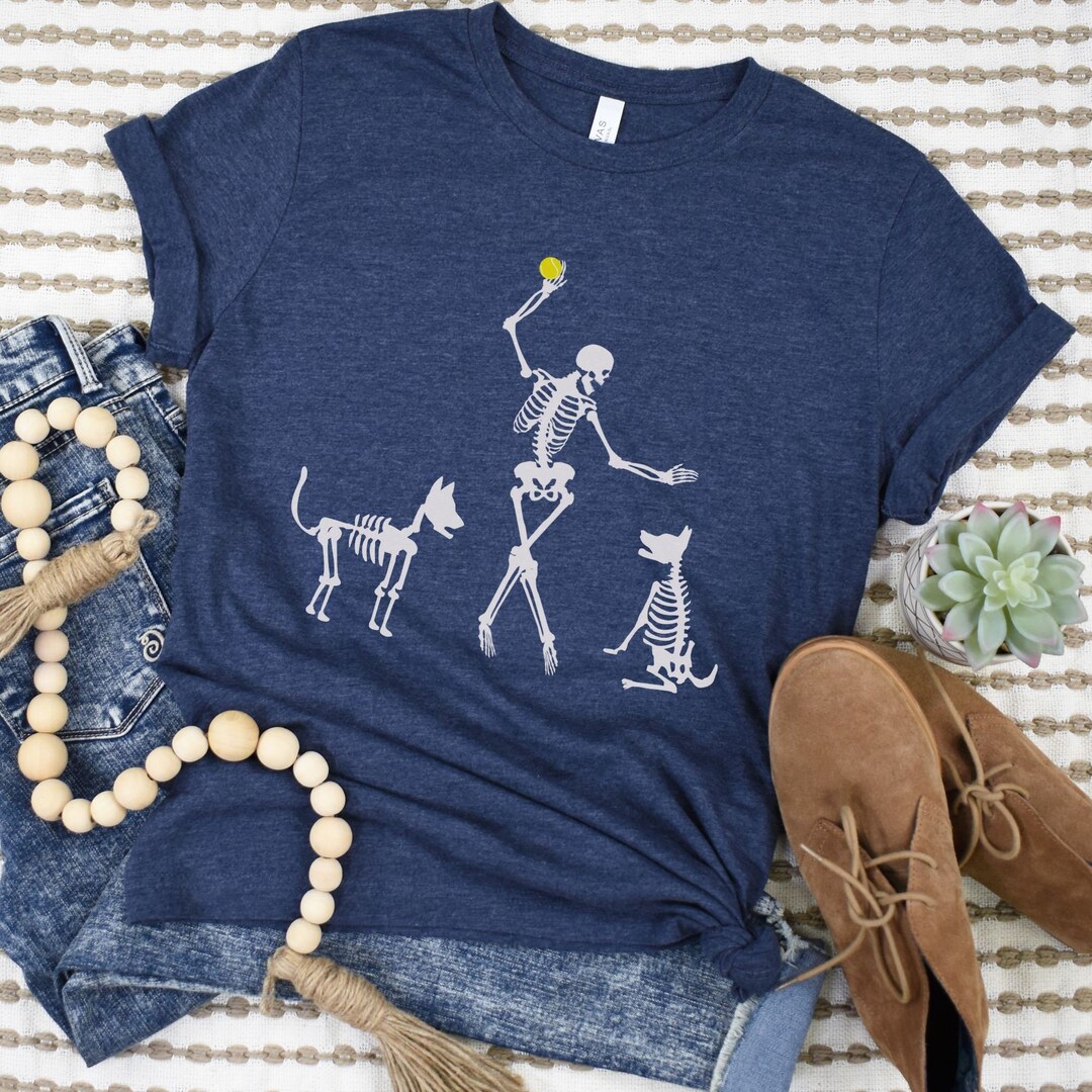 Spooky Dog T-shirt, Halloween Dog Lover Gift, Funny Halloween T-shirt ...