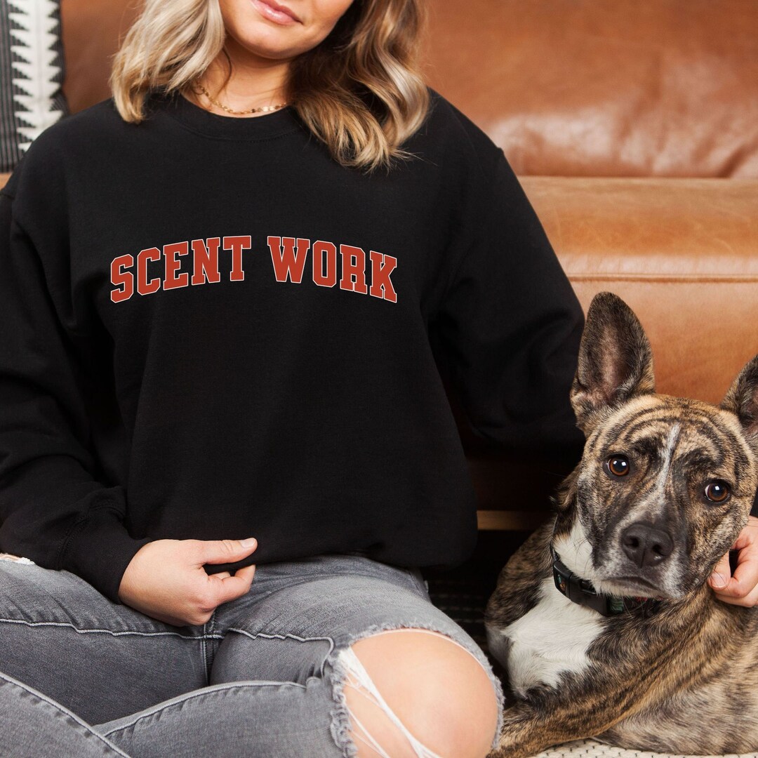 Dog Scent Work Sweatshirt, College Style K9 Nosework Shirt, University ...