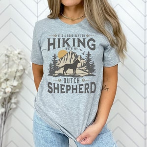 Dutch Shepherd T-shirt, Dutchie Gift, Dog Hiking Shirt, Dog Lover ...