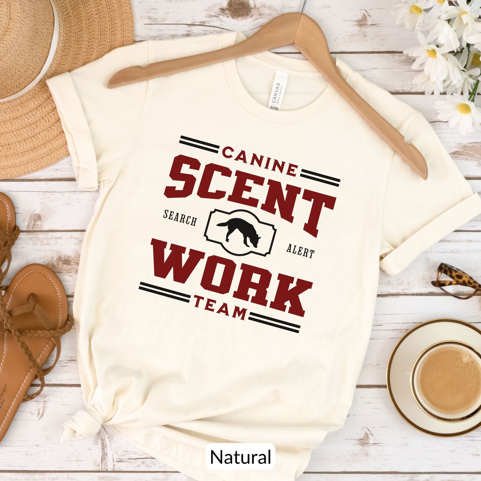 Dog Scent Work T-shirt, Scentwork for Dogs Tee, K9 Nose Work Tshirt ...