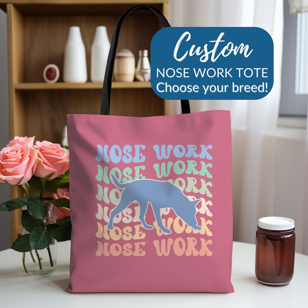 Custom Nosework Tote, K9 Nose Work, Dog Scent Work, Dog Sports Bag ...