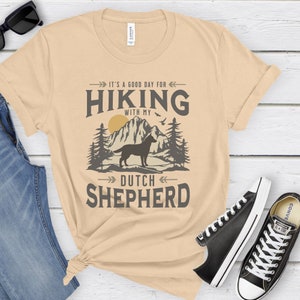 Dutch Shepherd T-shirt, Dutchie Gift, Dog Hiking Shirt, Dog Lover ...