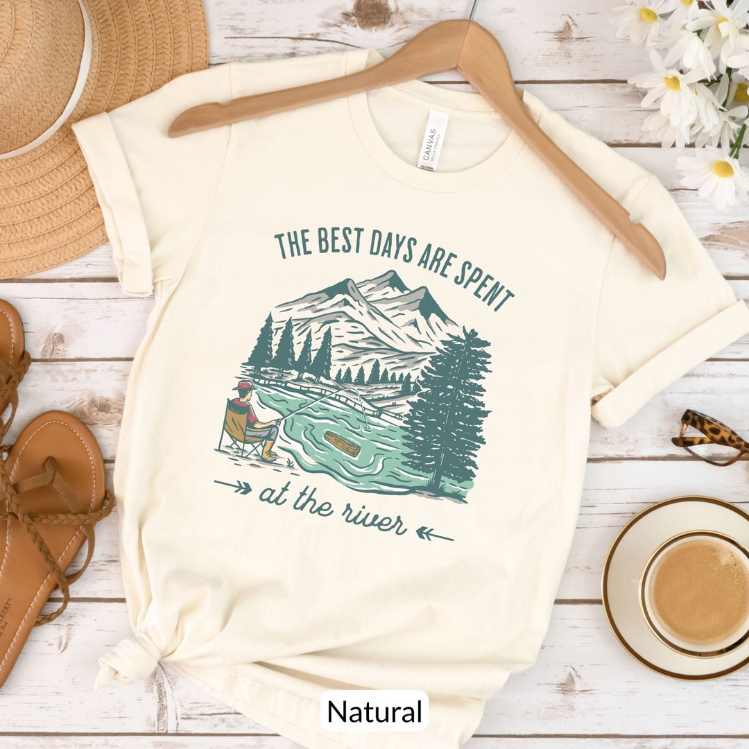 River Lover T-shirt, River Fishing Shirt, Summer at the River Tee ...