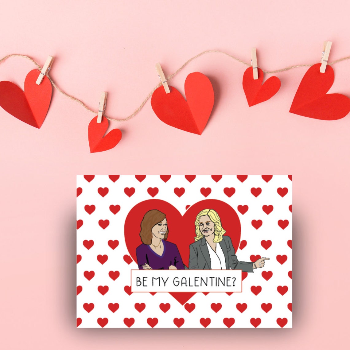 Printable Galentine's Day Card | Instant Download! - Etsy