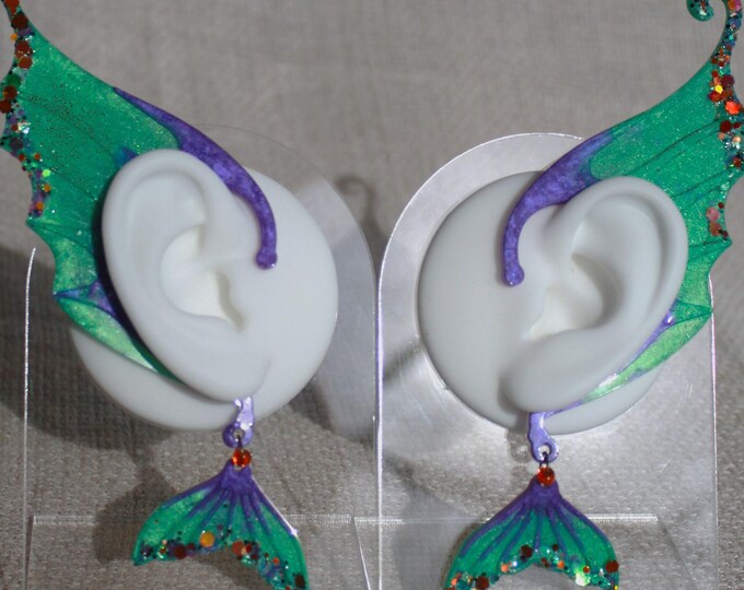 Little Mermaid Fantasy Ear Cuff- Set of 2 Gills W/ Tails - Etsy