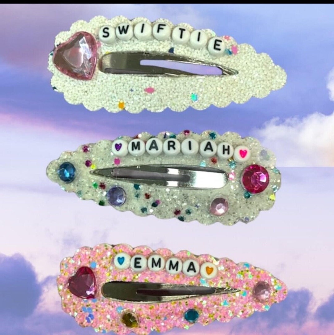 Customized Name Extra Large Snapclip, Snapclips, Girls Snapclips,adults ...