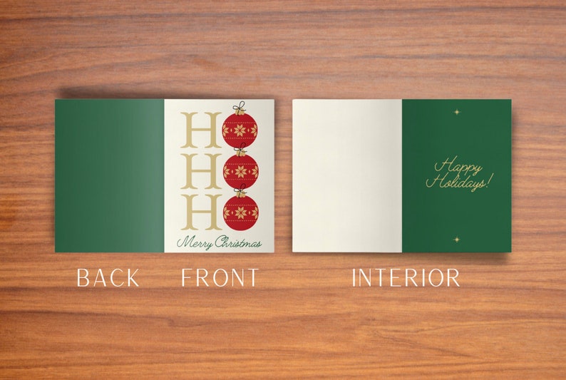 Printable Christmas Cards - Variety Bundle of Ten! Instant Digital ...