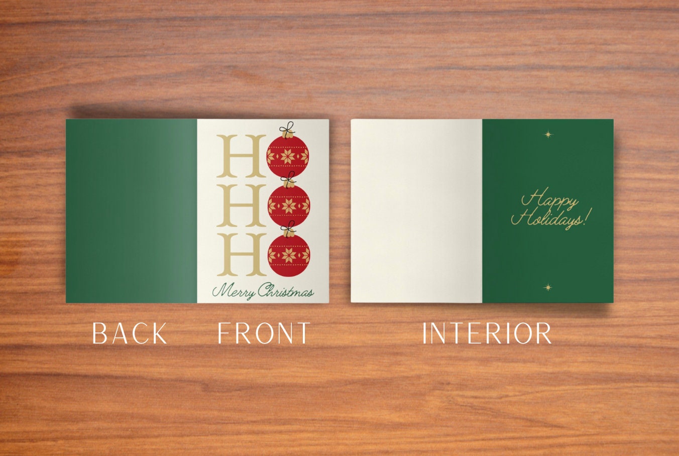 Printable Christmas Cards - Variety Bundle of Ten! Instant Digital ...