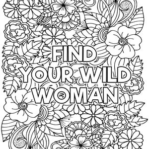 Digital Coloring Pages, Yogi Coloring Pages, Wild Woman Coloring Pages ...