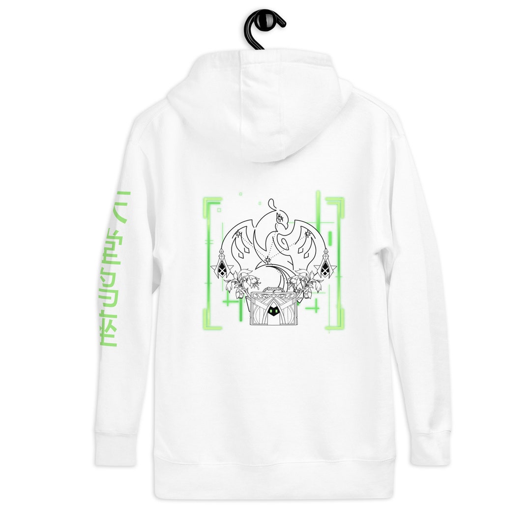 Genshin Impact Inspired Character Hoodie WHITE L Fanmade Design L ...