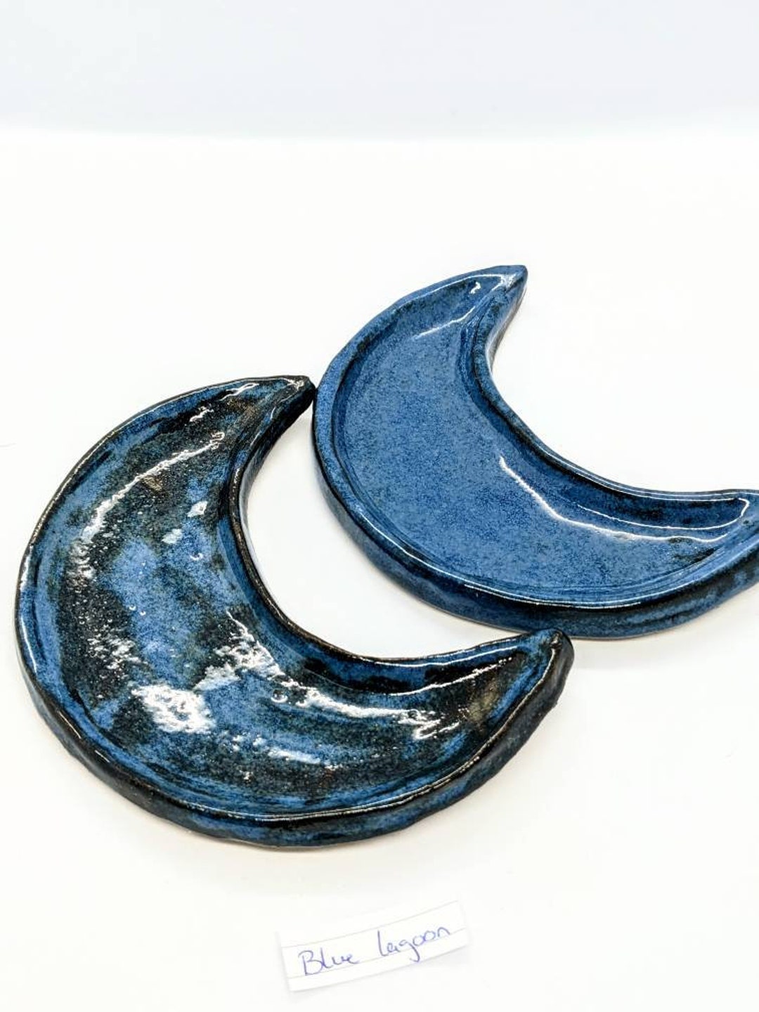 Crescent Moon Shaped Crystal Plates/ Charging Plates/ Trinket - Etsy