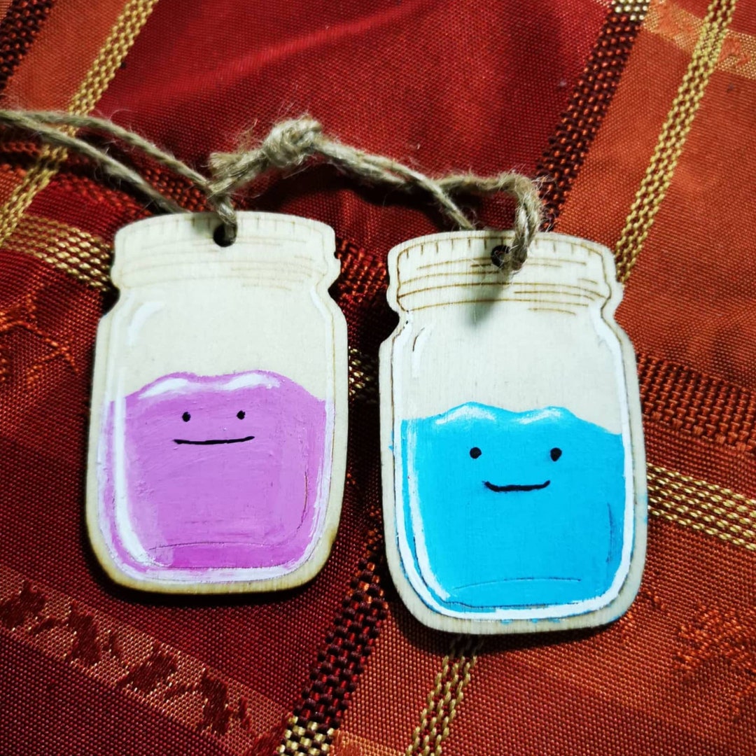 Hand Painted Ditto/shiny Ditto Christmas Tree Ornaments - Etsy
