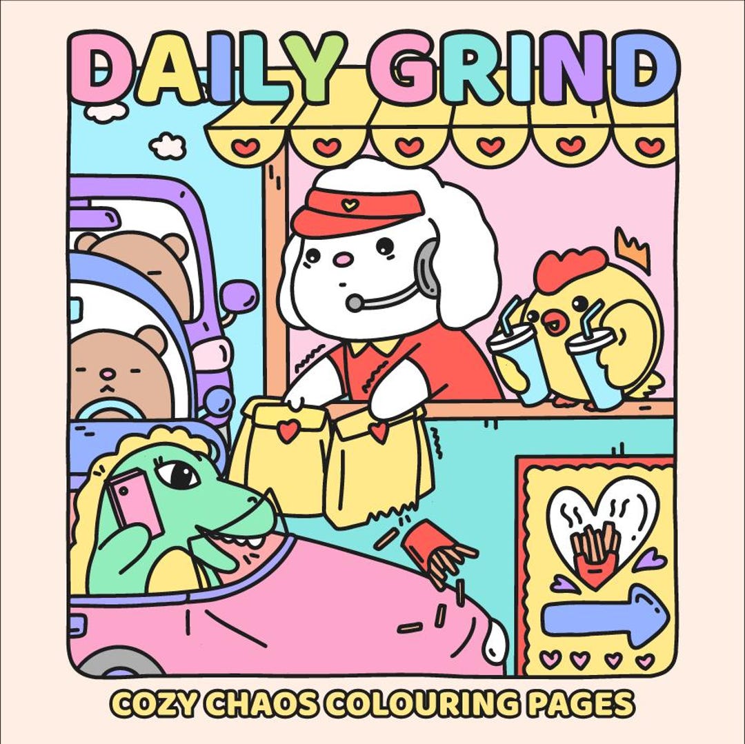 Cozy Bold and Easy Coloring Book, Cute and Easy Coloring Book, Bold ...