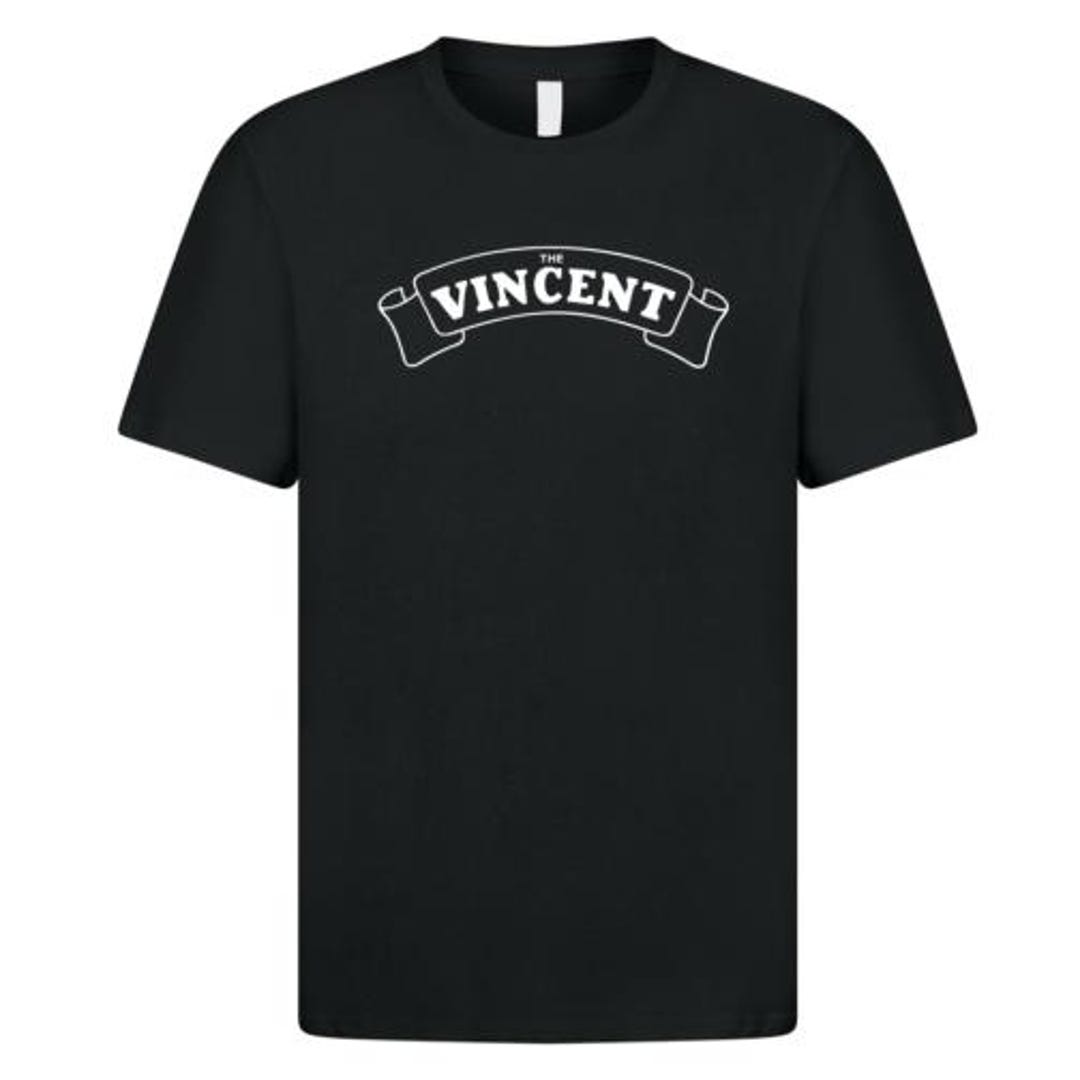 The Vincent T Shirt 1135 Retro Black Unisex Graphic Tee - Etsy