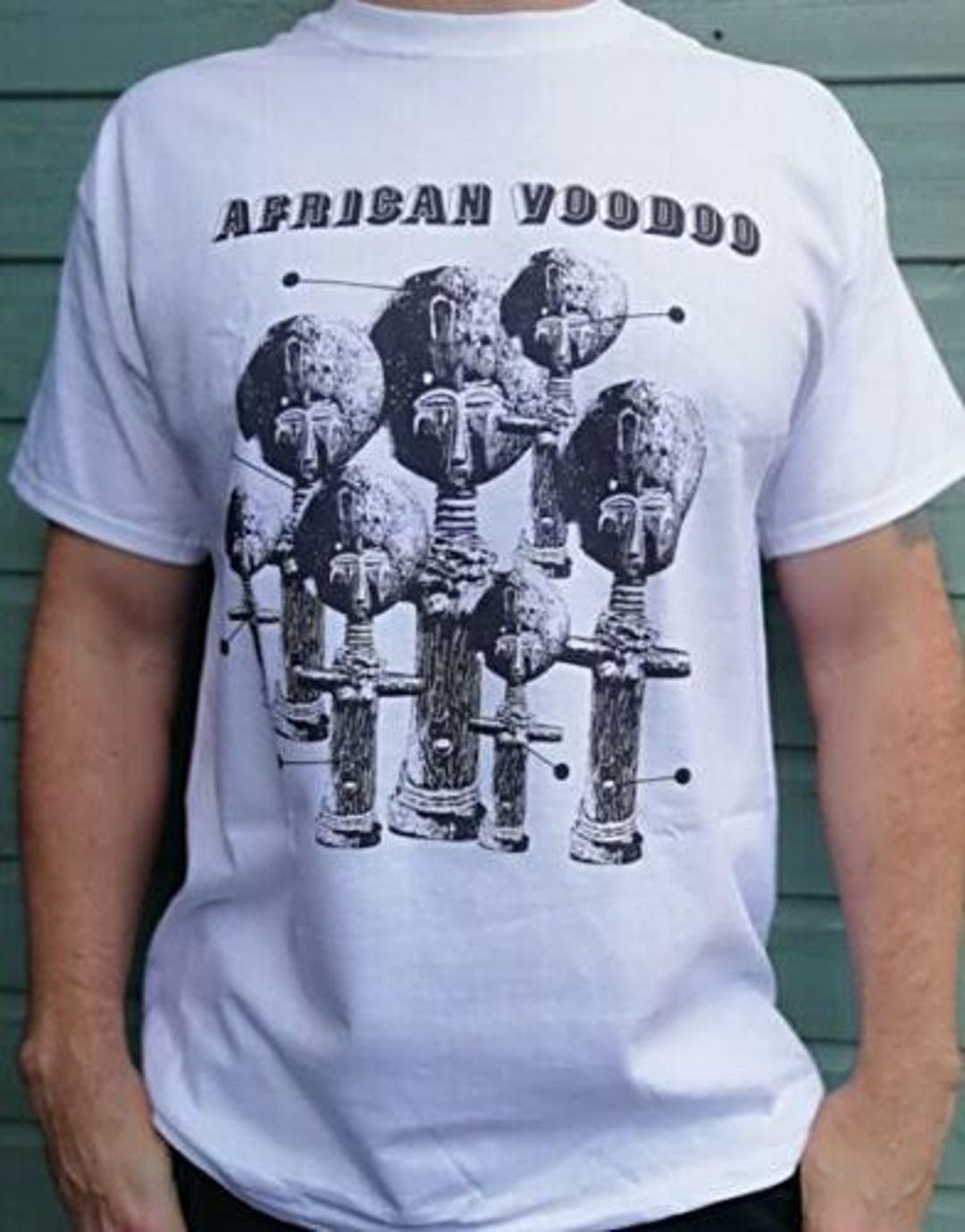African Voodoo T Shirt EE055 Retro White Unisex Graphic Tee - Etsy