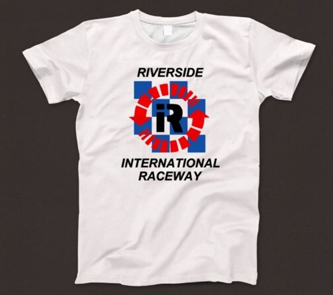 Riverside International Raceway T Shirt 896 Retro White Unisex Graphic ...