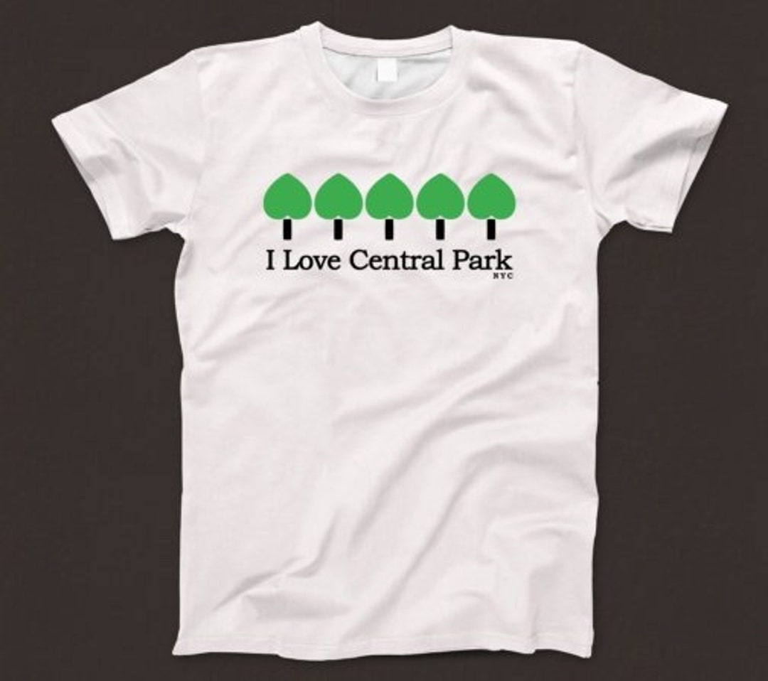 I Love Central Park T Shirt 1035 Retro White Unisex Graphic Tee - Etsy