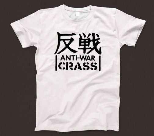 Crass Anti-war T Shirt 610 Retro White Unisex Graphic Tee - Etsy Canada