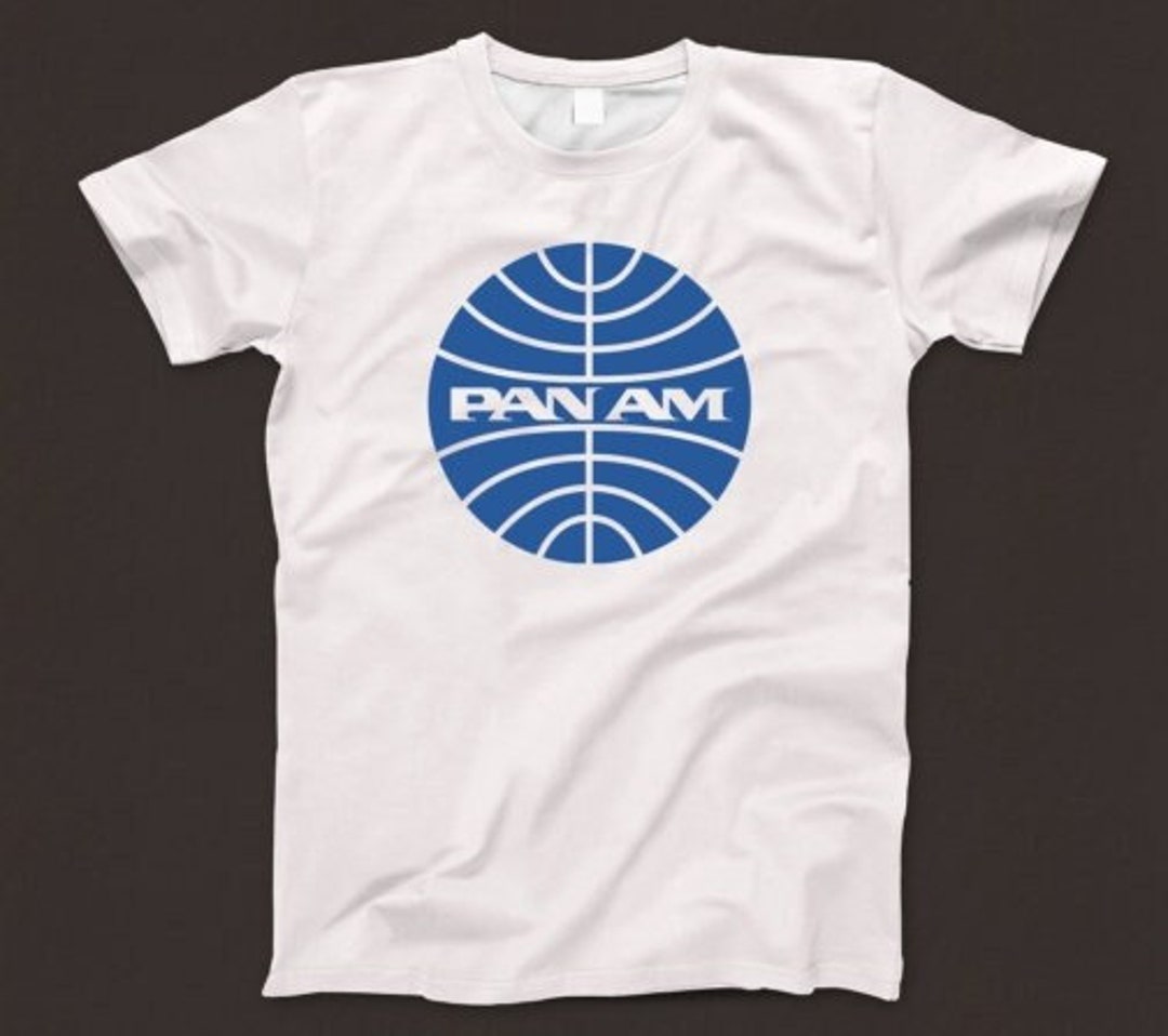 Pan Am T Shirt 563 Retro White Unisex Graphic Tee - Etsy