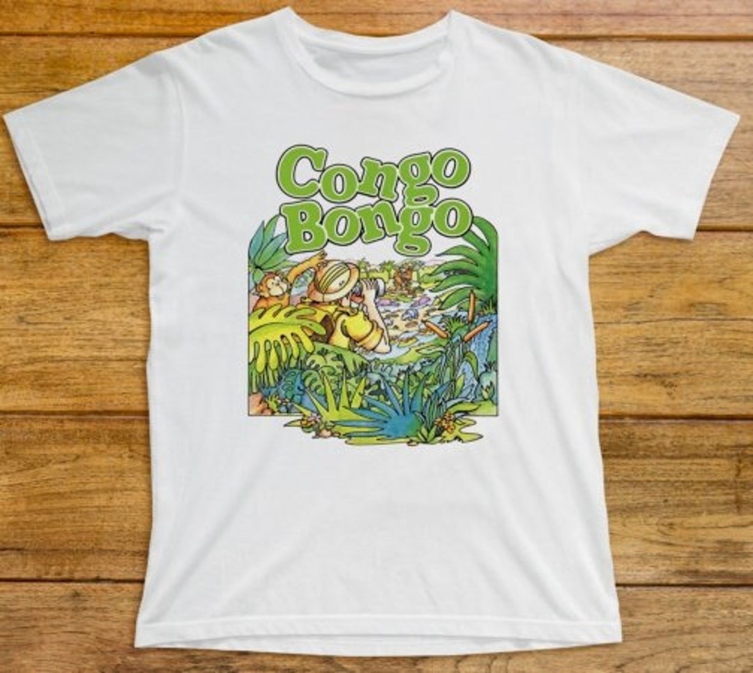 Congo Bongo T Shirt 956 Retro White Unisex Graphic Tee - Etsy