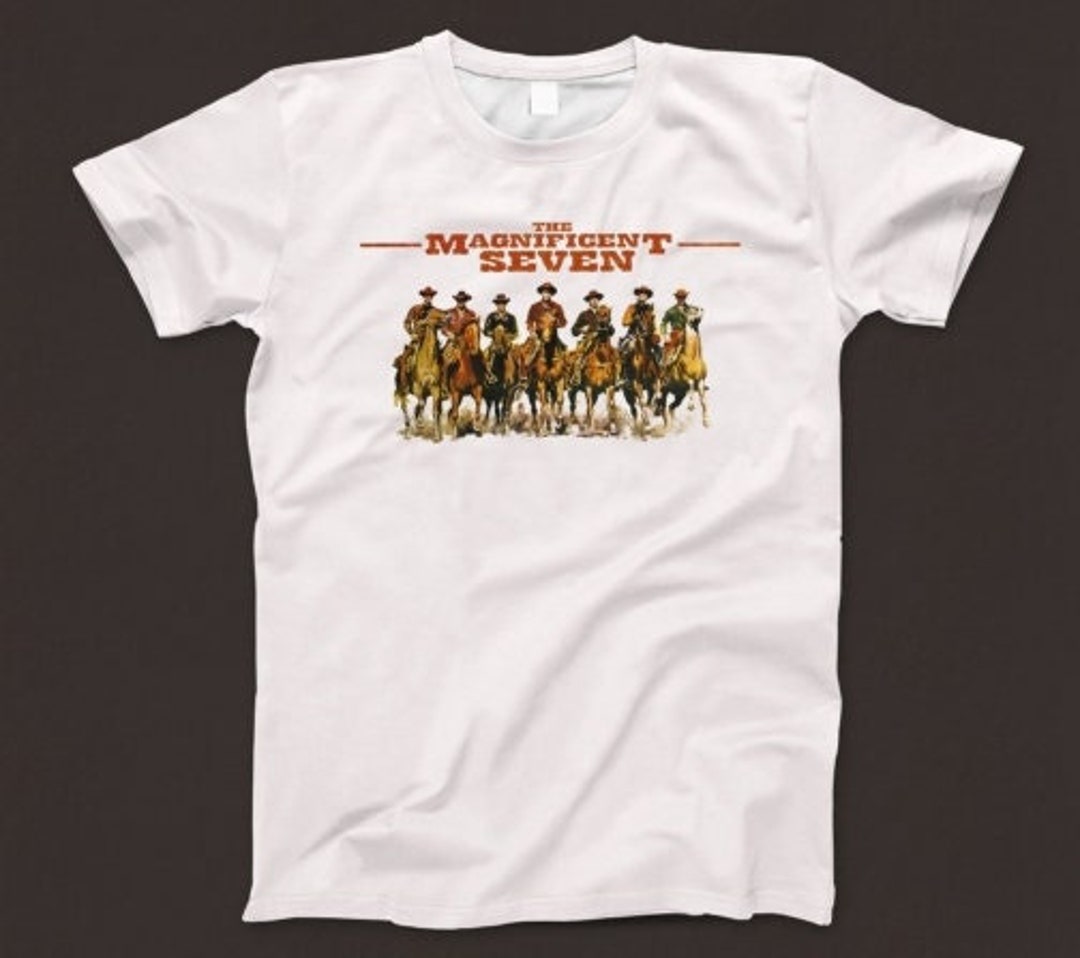 The Magnificent Seven T Shirt 993 Retro White Unisex Graphic Tee - Etsy 日本