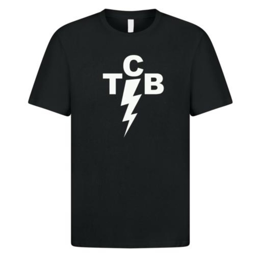 TCB T Shirt 1123 Retro Black Unisex Graphic Tee - Etsy