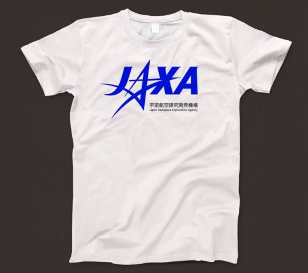 JAXA Logo T Shirt 631 Retro White Unisex Graphic Tee - Etsy
