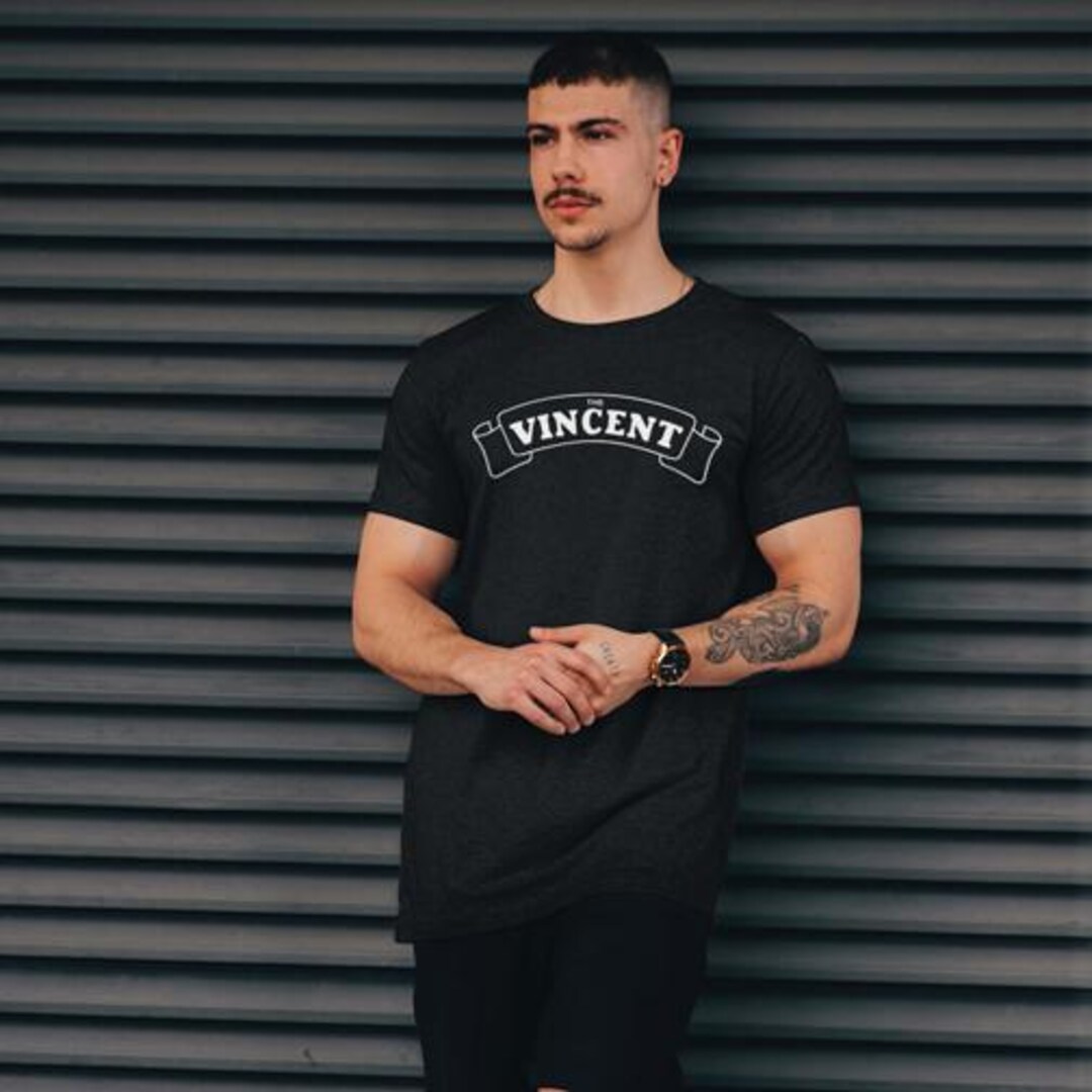 The Vincent T Shirt Retro Black Unisex Graphic Tee SS100 - Etsy