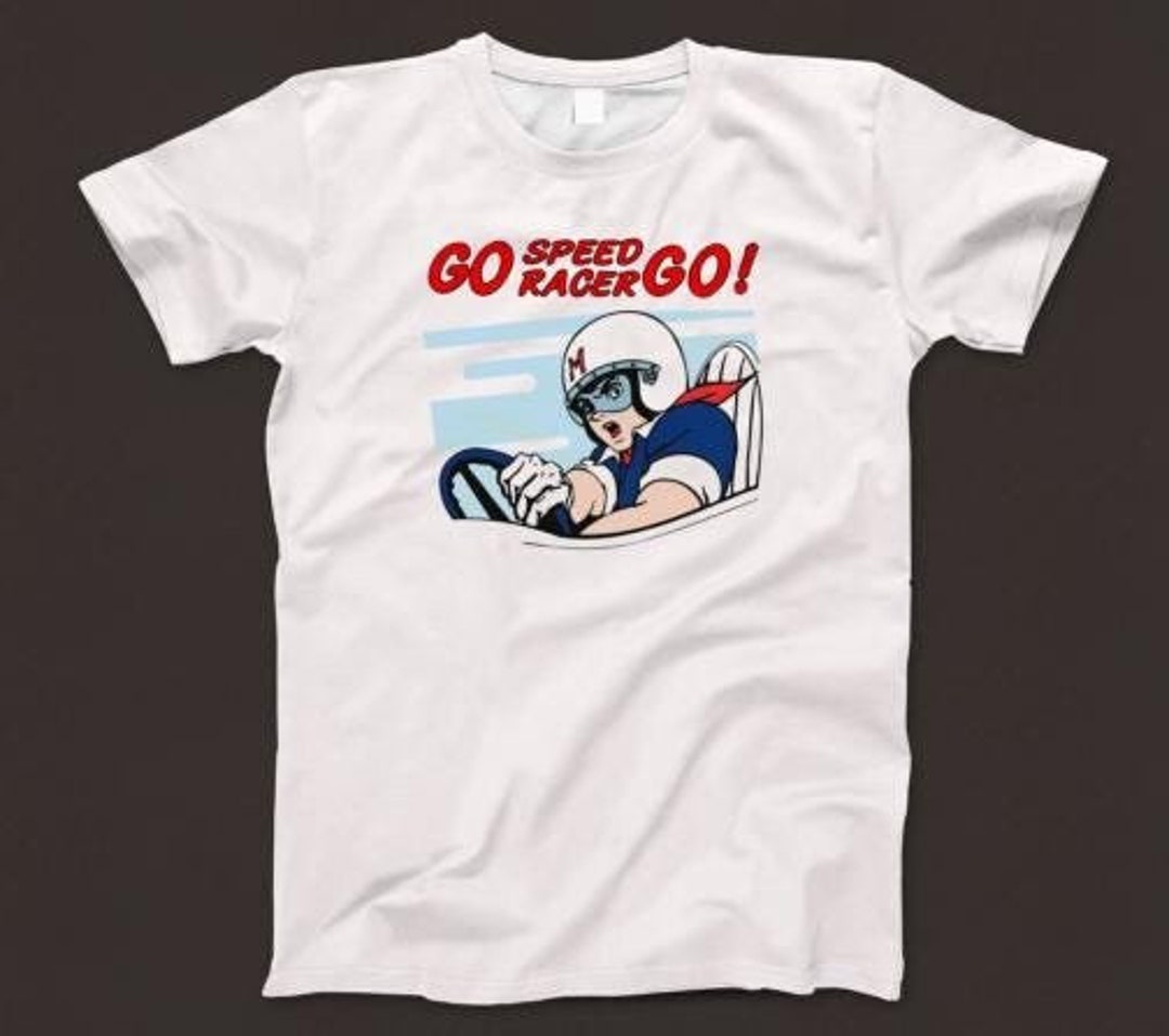 Go Speed Racer Go T Shirt 215 Retro White Unisex Graphic Tee - Etsy