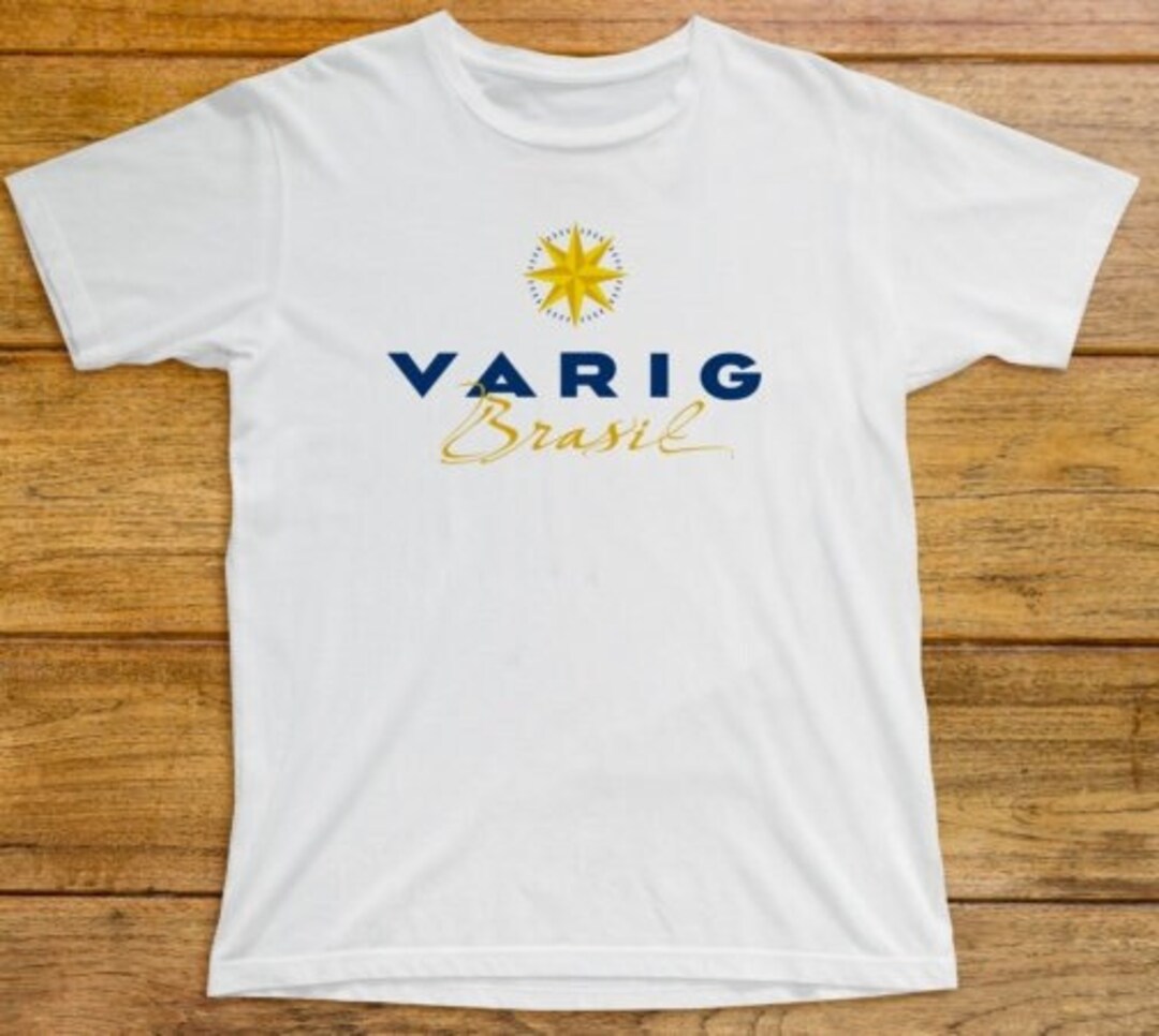 Varig Brasil T Shirt 640 Retro White Unisex Graphic Tee - Etsy