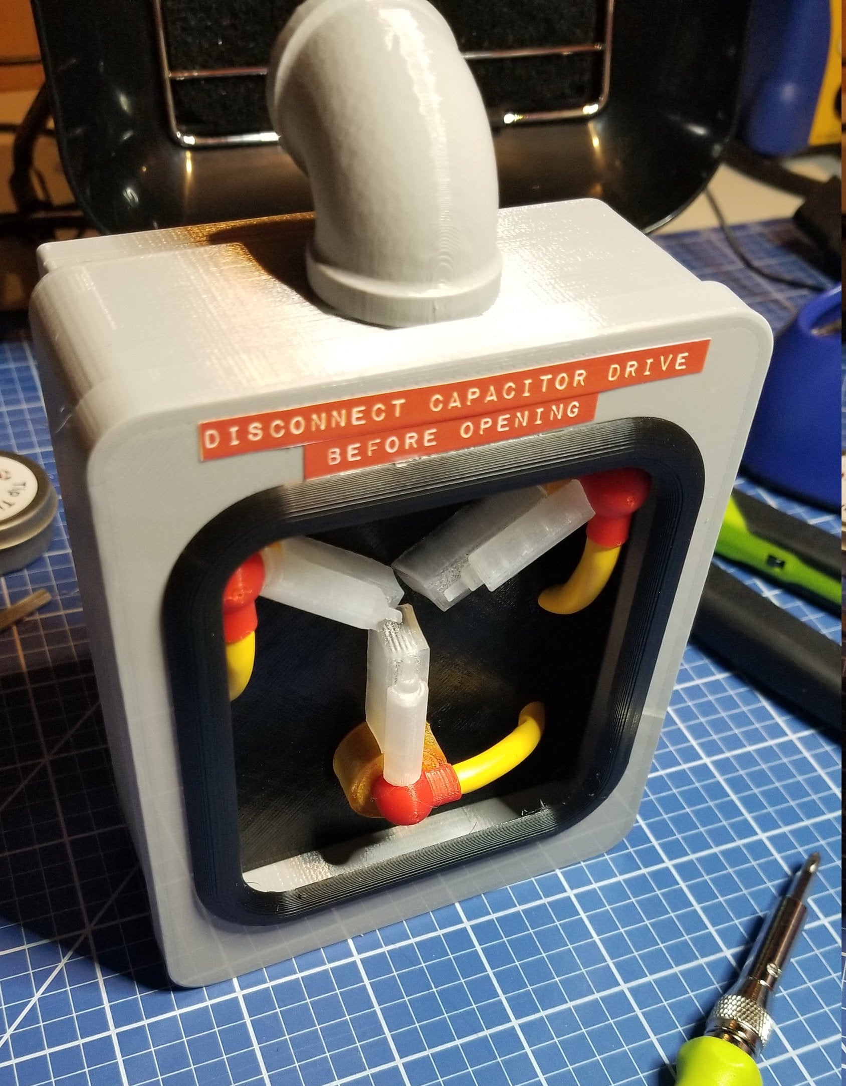 Mini Flux Capacitor 3D Printed Replica - Etsy