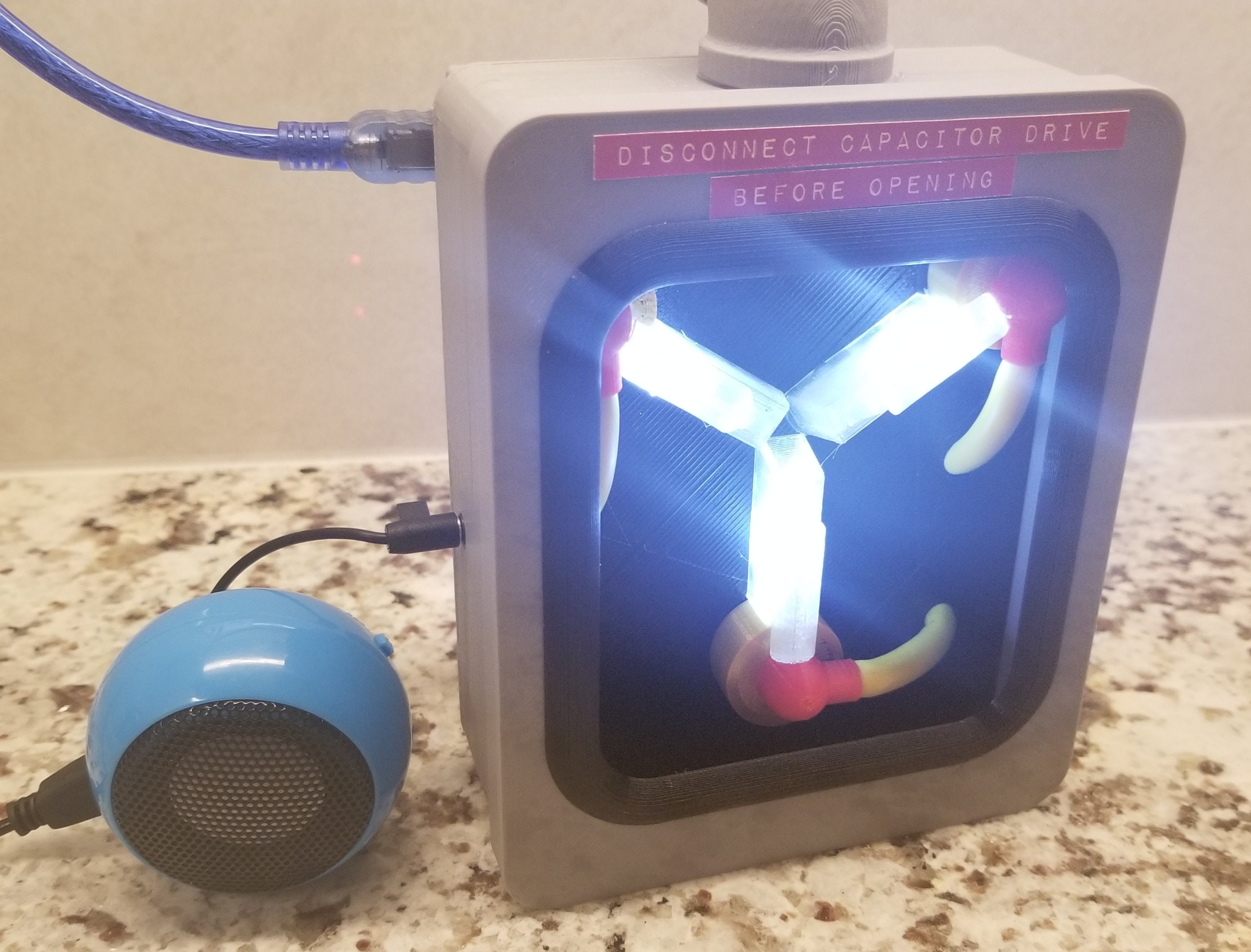 Mini Flux Capacitor 3D Printed Replica - Etsy