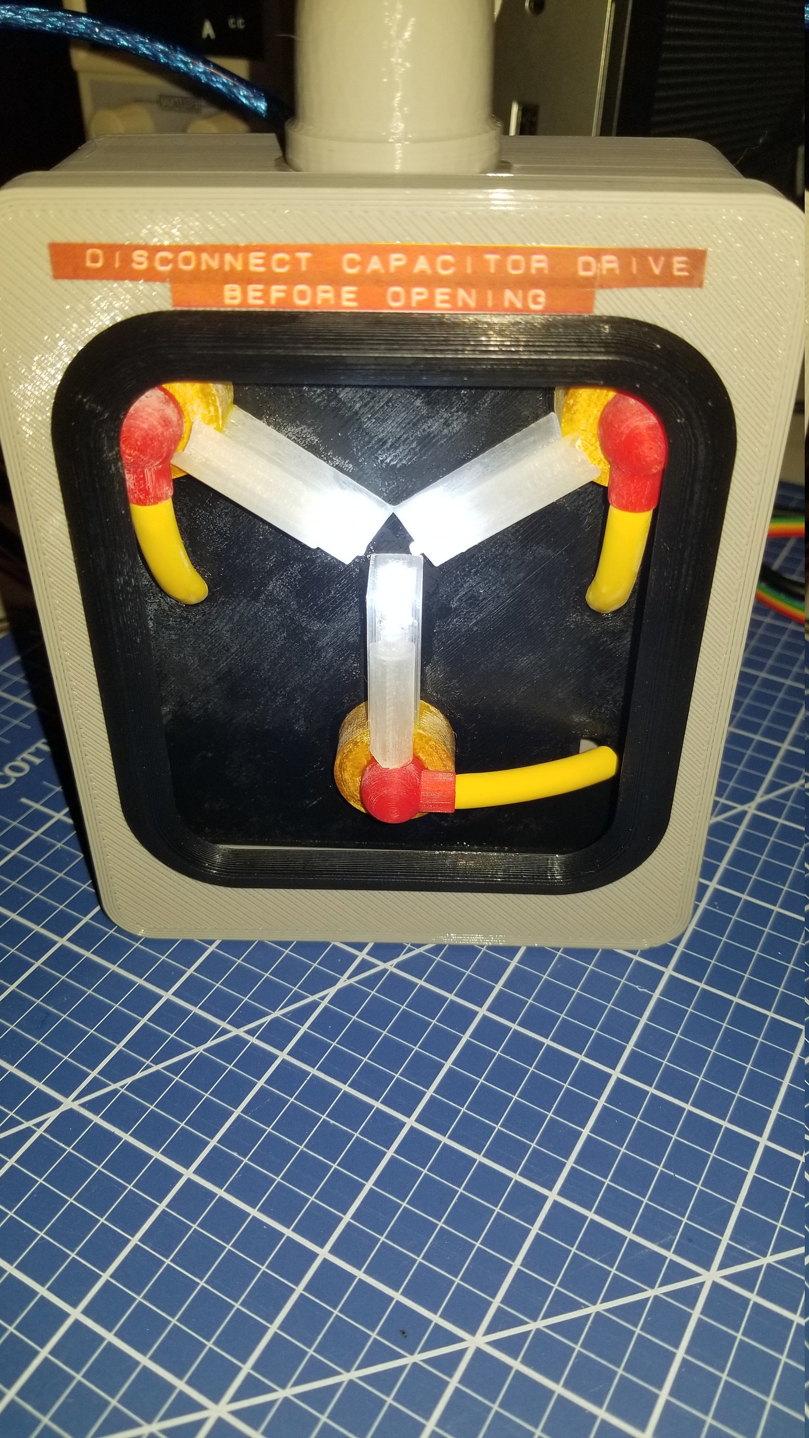 Mini Flux Capacitor 3D printed replica | Etsy