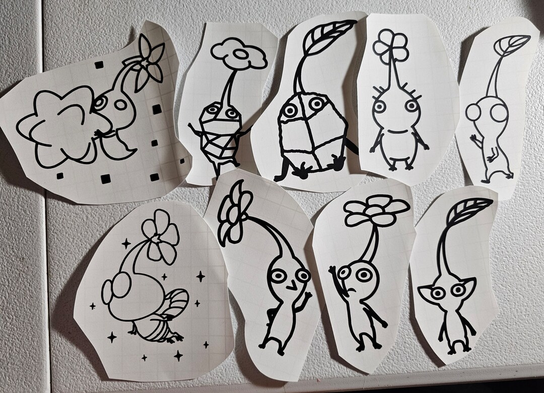 All Pikmin Universal Decal Bundle - Etsy