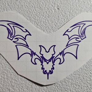 Tribal Bat Halloween Decal - Etsy