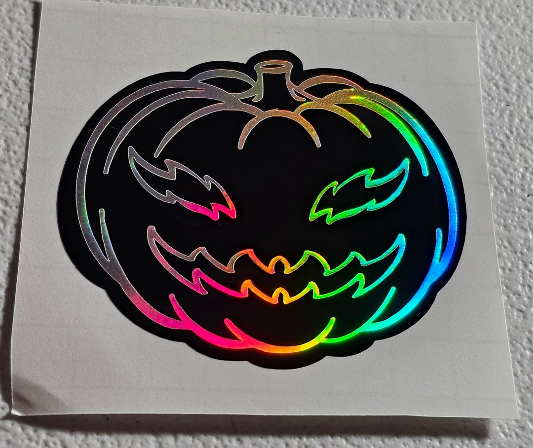 Cute Pumpkin Halloween Decal - Etsy