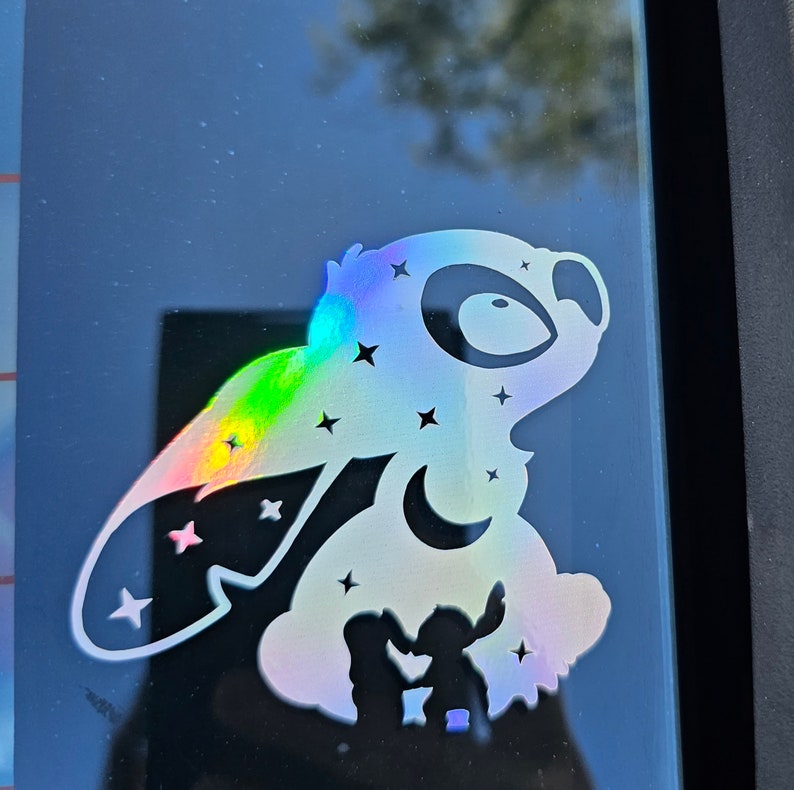 Stitch Car Decal - Etsy