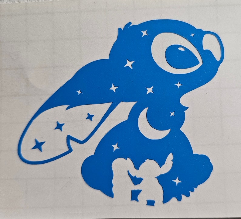 Stitch Car Decal - Etsy
