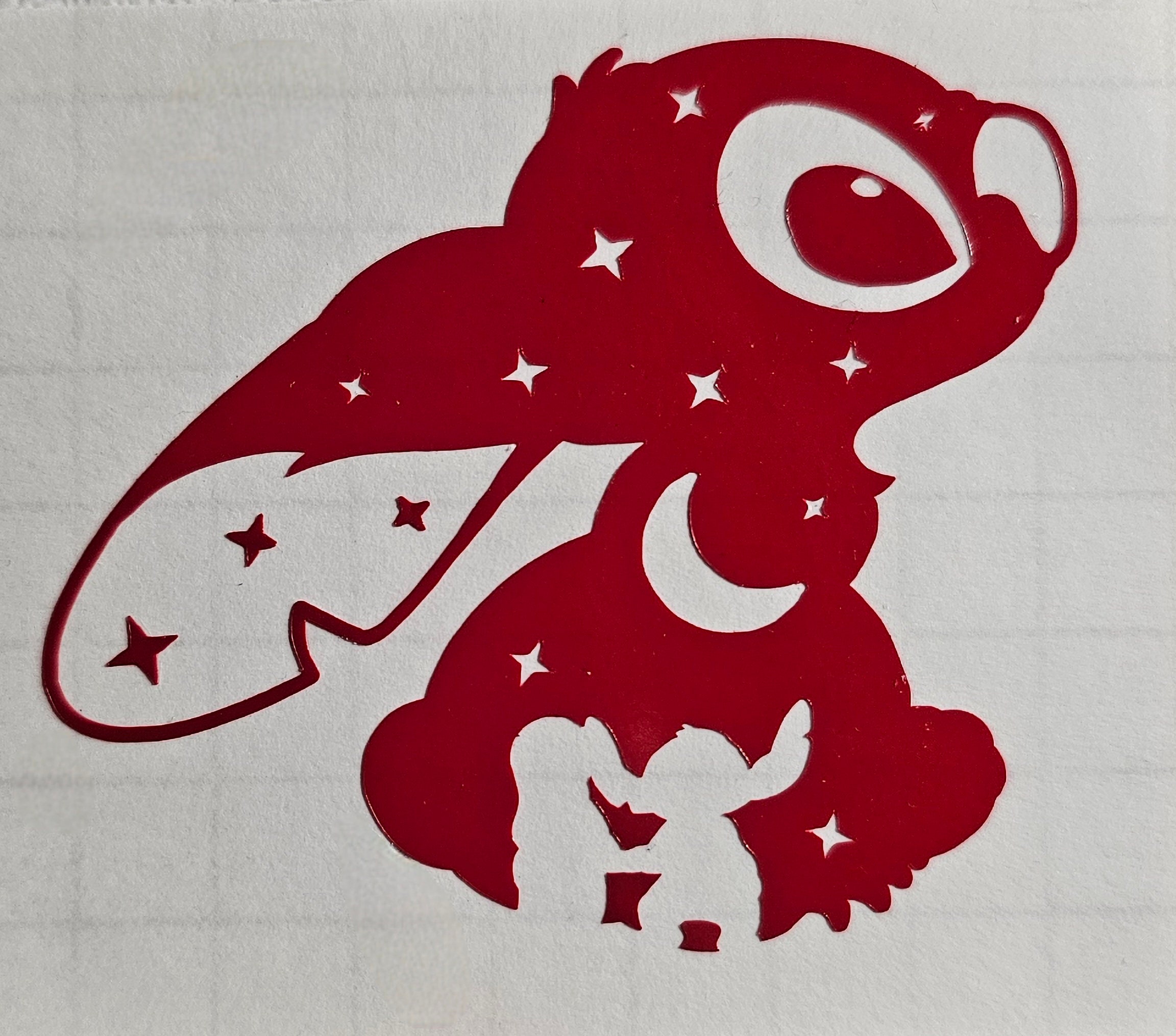 Stitch Car Decal - Etsy