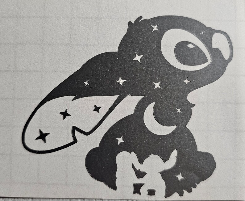 Stitch Car Decal - Etsy