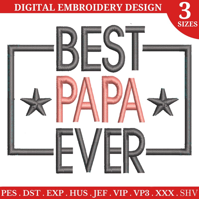 Papa Embroidery - Etsy