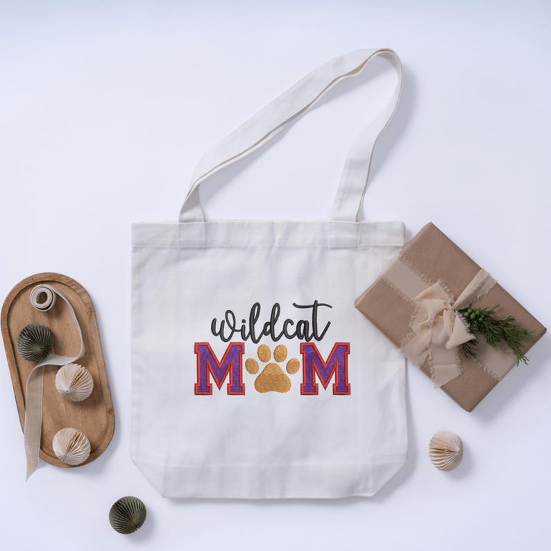 Wildcat Mom Embroidery Design, Baseball, Football Mom, Embroidery ...