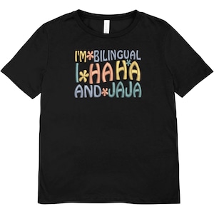 I'm Bilingual I Haha and Jaja Embroidery Design, Spanish Teacher ...