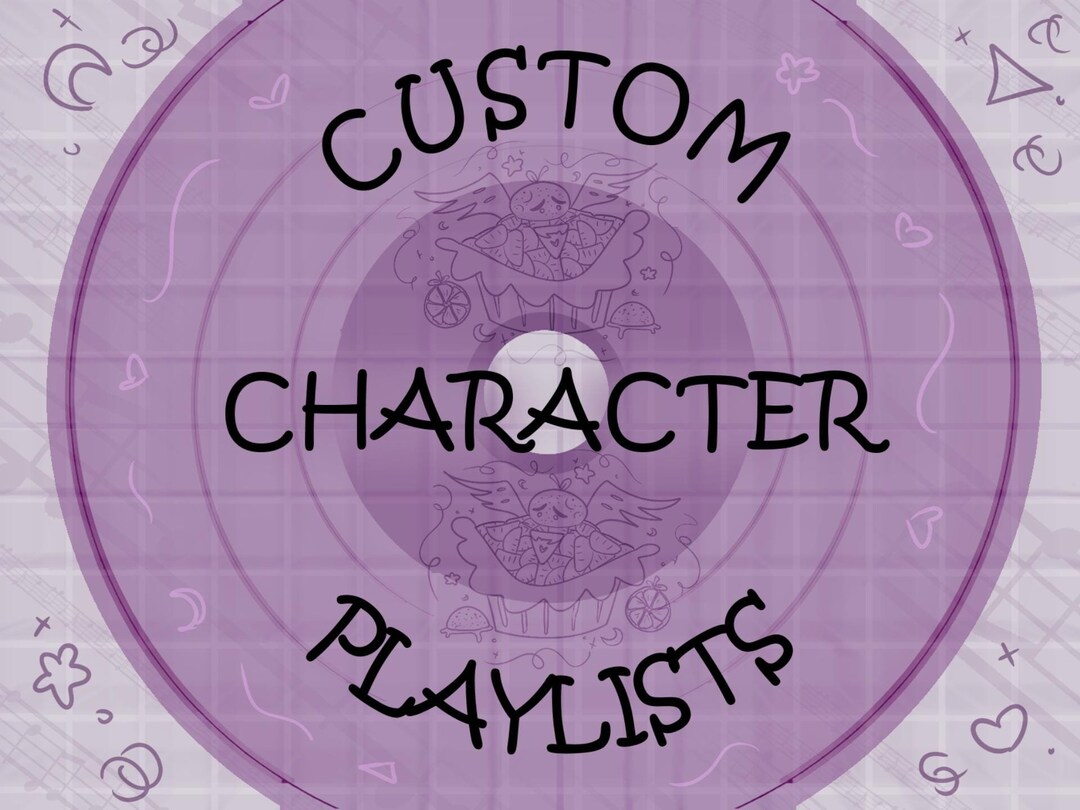 Character Playlist :3 ! (niche Fandoms / Characters / Ocs Welcome) - Etsy