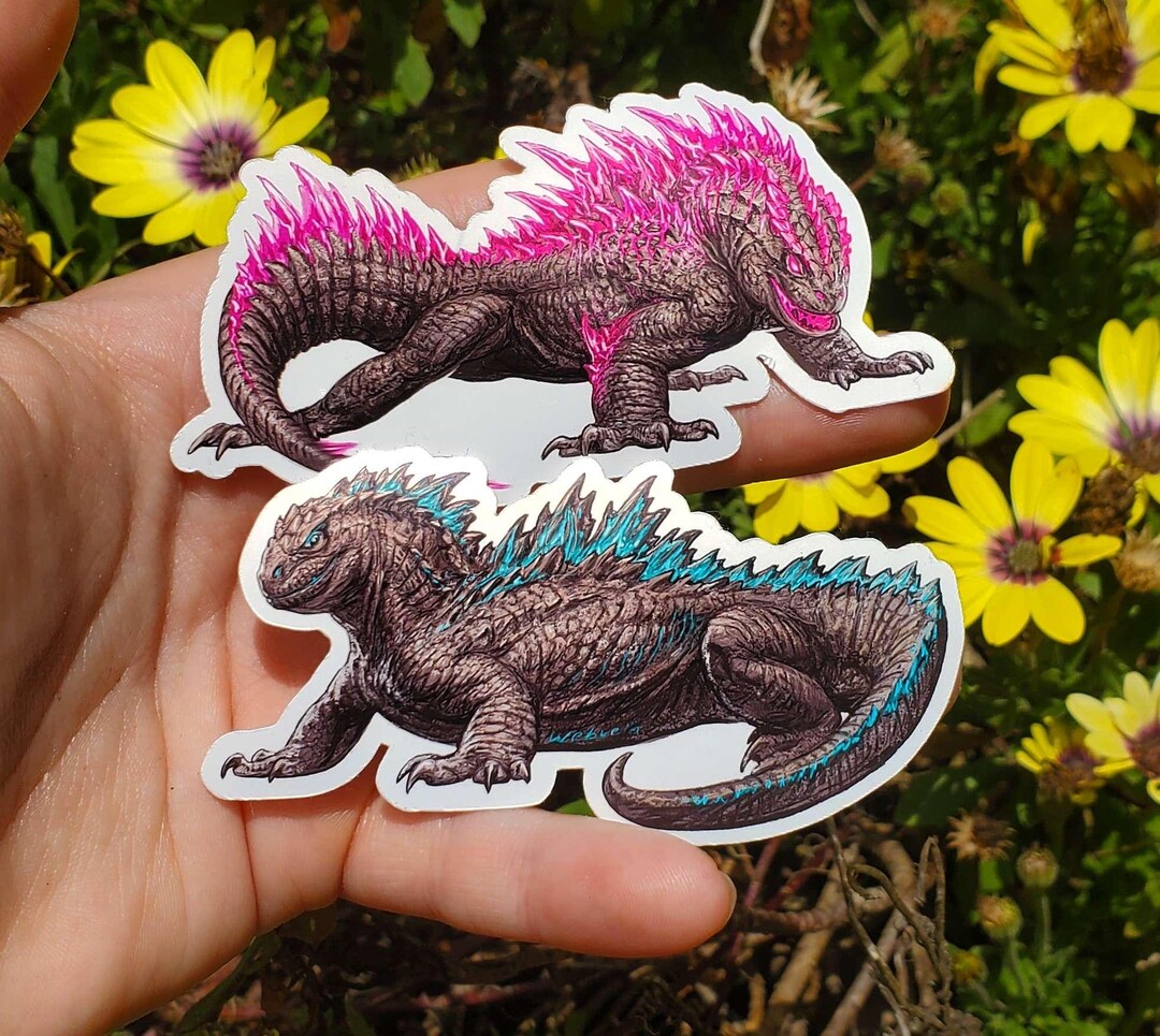 Godzillard and Godzillard Evolved. - Etsy