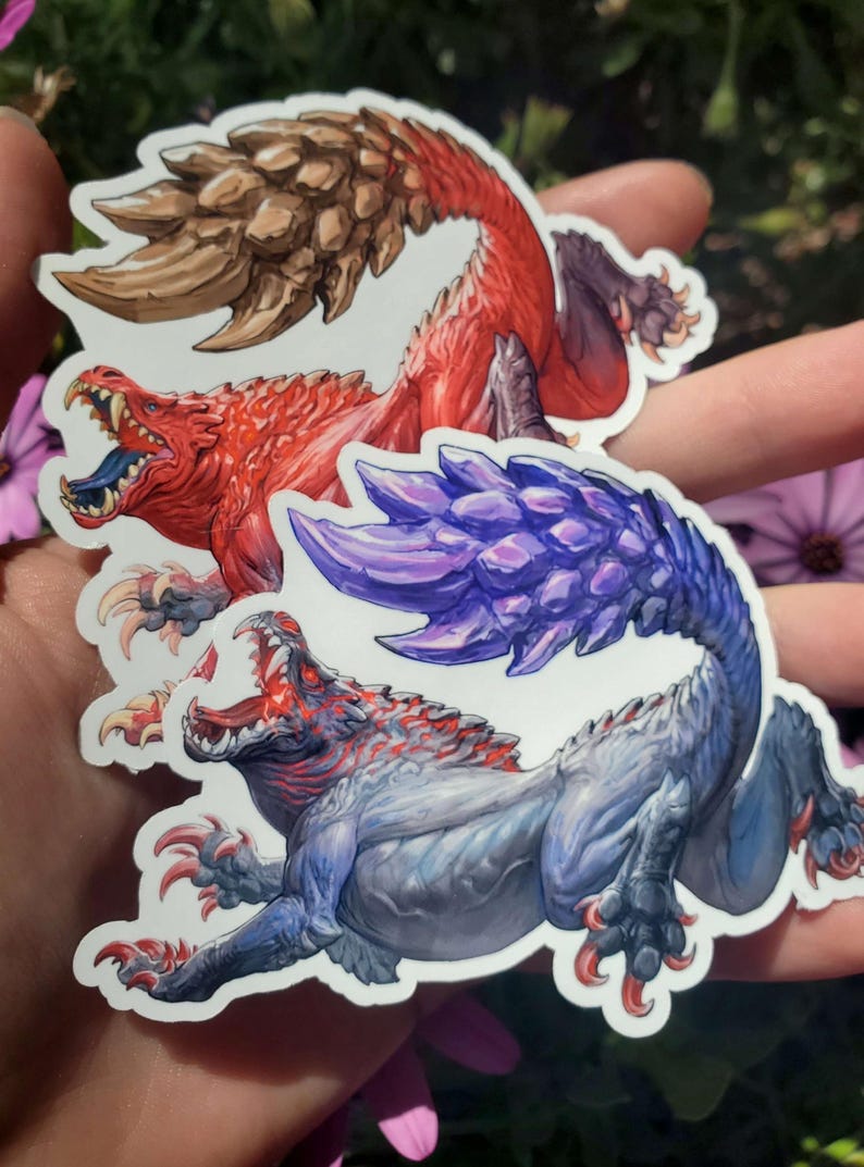 Monster Hunter Sticker: Odogaron. - Etsy